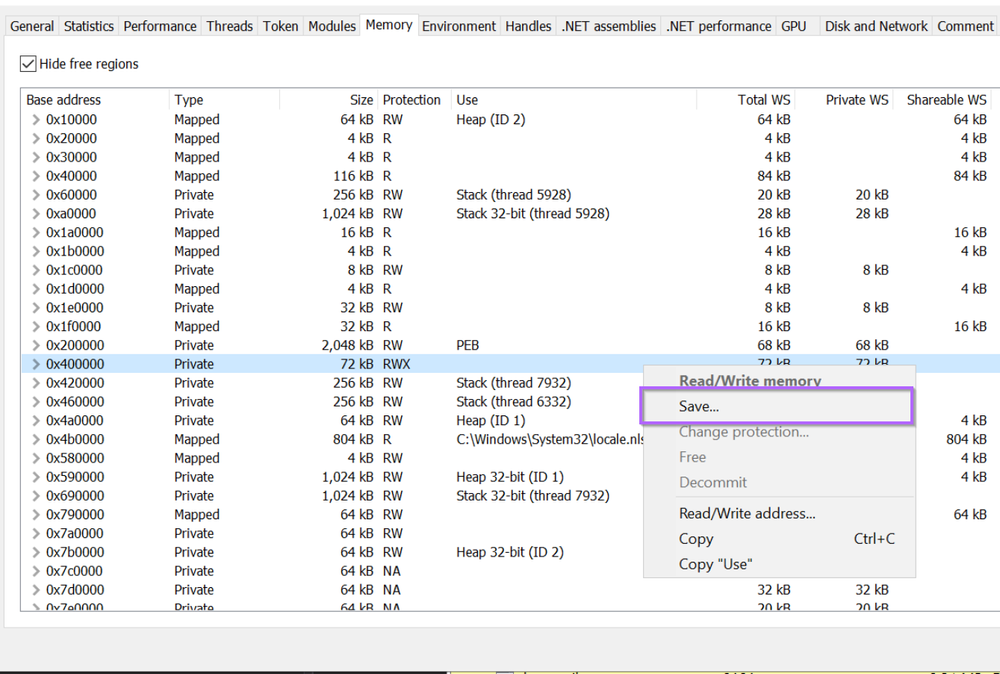 Malware Unpacking With Memory Dumps - Intermediate Methods (Pe-Sieve ...