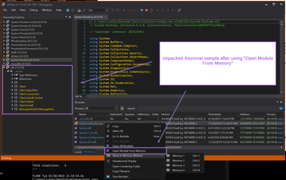 Malware Unpacking With Memory Dumps - Intermediate Methods (Pe-Sieve, Process Hacker, Hxd and Pe ...