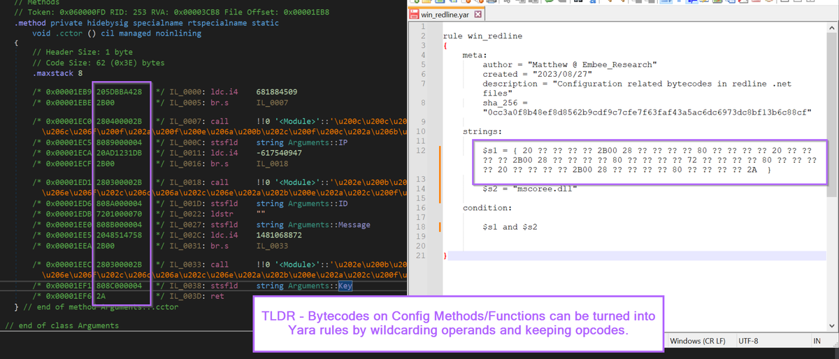 Developing Yara Rules With IL Bytecodes